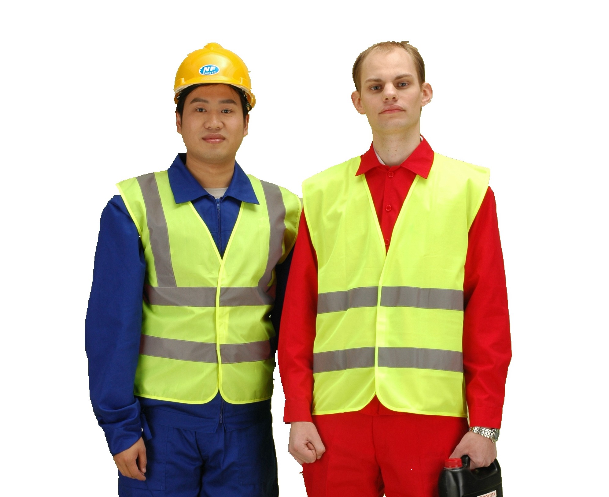Gilet réfléchissant statique de sécurité de hauts de visibilité d'en ...
